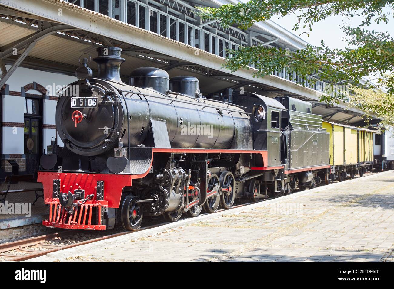 Locomotive number 5106. German 2-8-2 built in 1920 by Hartman Chenitz ...