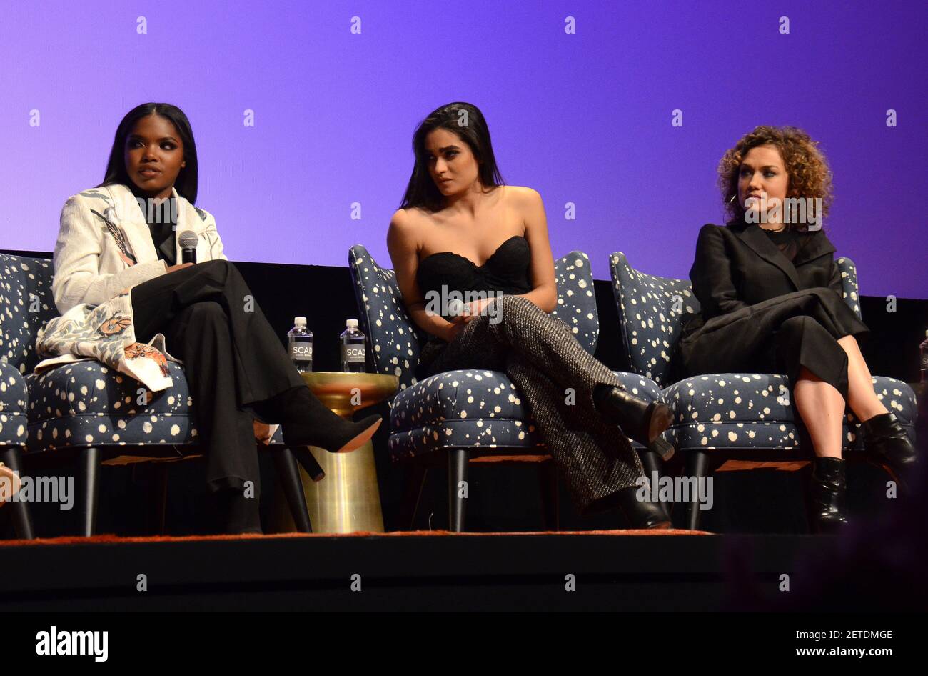 ATLANTA, GA - FEBRUARY 4: Ryan Destiny, Brittany O'Grady, and Jude ...