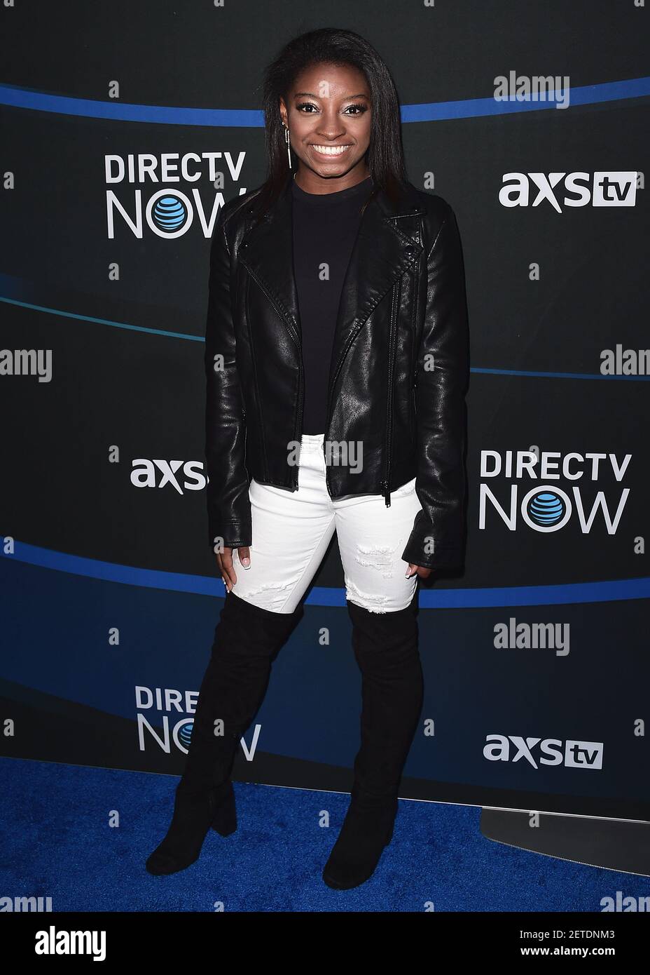 HOUSTON, TX - FEBRUARY 4: Simone Biles at DirectTV Now Super Saturday ...
