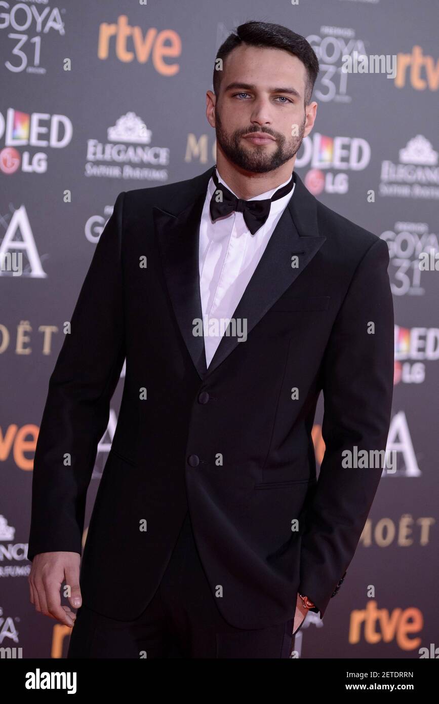 Jesus Castro attends to the Red Carpet of the Goya Awards 2017 at ...