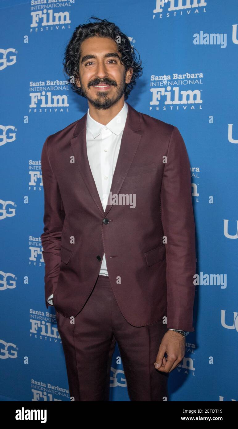 04 February 2017 - Santa Barbara, CA: Honoree Dev Patel arrives at The ...