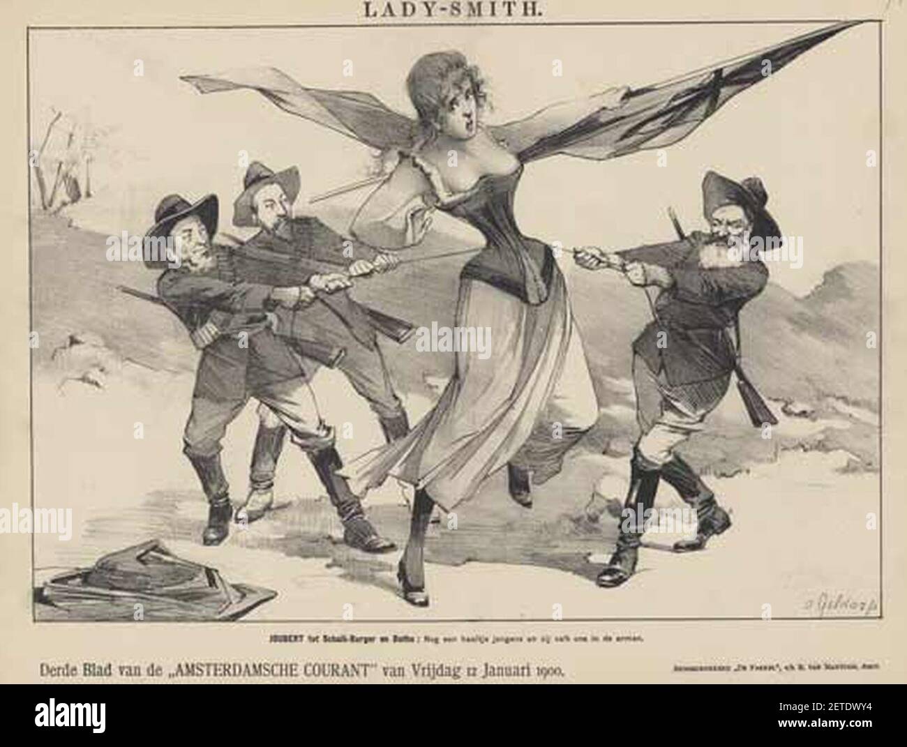 Petrus van Geldorp Joubert tot Schalk-Burger en Botha Stock Photo - Alamy