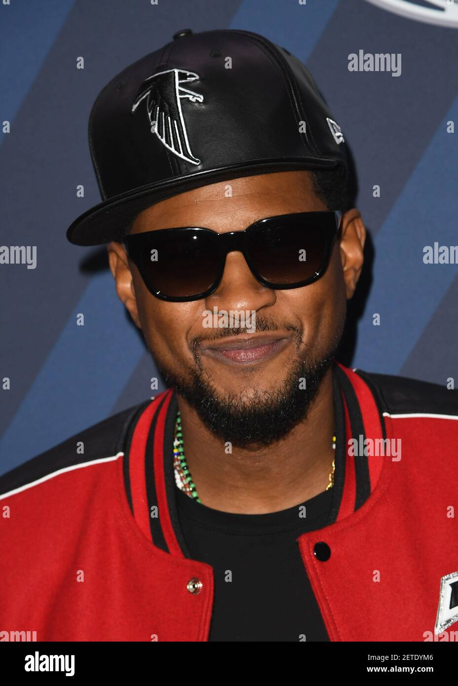 HOUSTON, TX - FEBRUARY 5: Usher at the Super Bowl LI FOX Sports Red ...