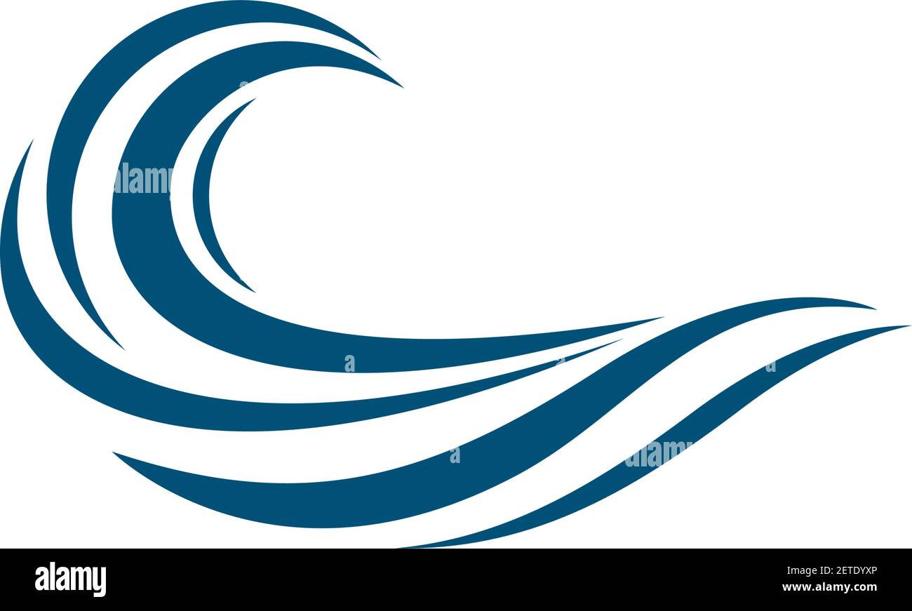 Water wave vector icon illustration Stock Vector Image & Art - Alamy