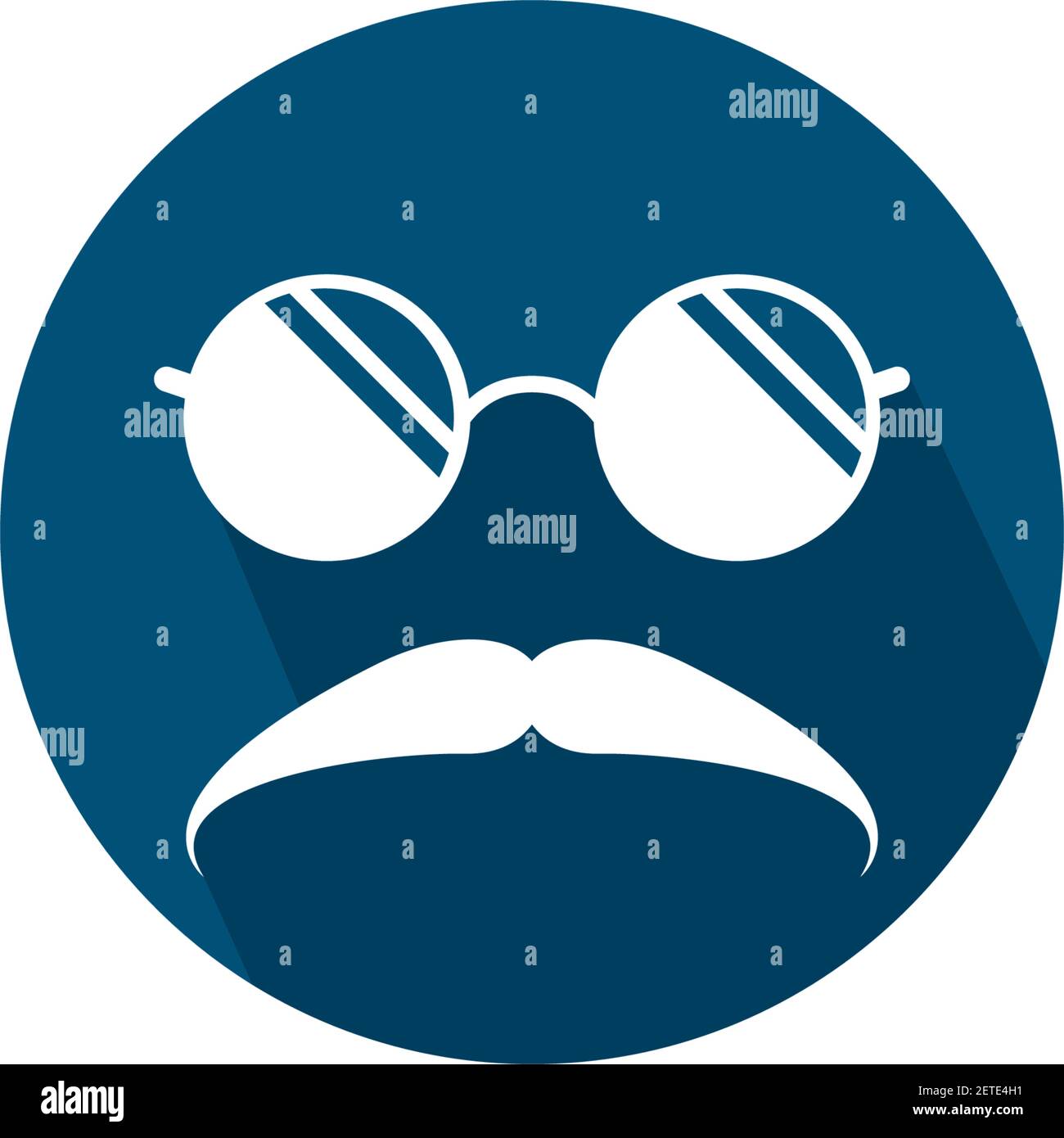 Mustache logo icon illustration Stock Vector Image & Art - Alamy