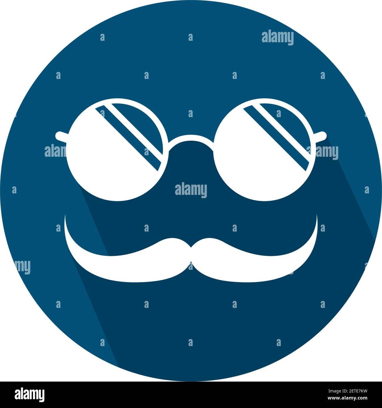 Mustache logo icon illustration Stock Vector Image & Art - Alamy