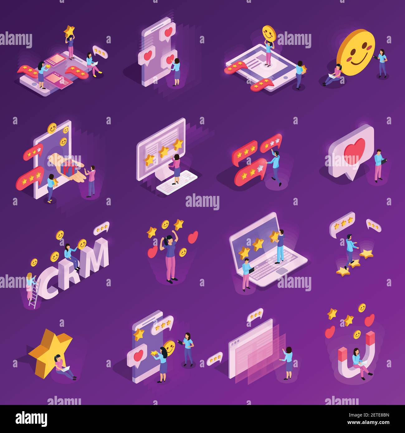 Elements crm background Stock Vector Images - Alamy