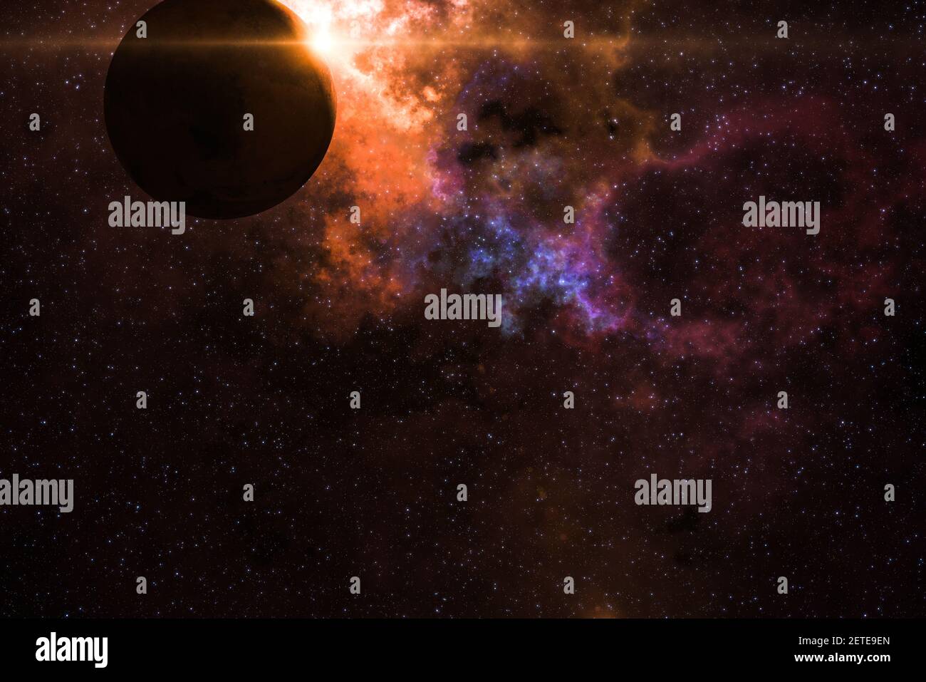 High definition star field background. Colorful night space stars ...