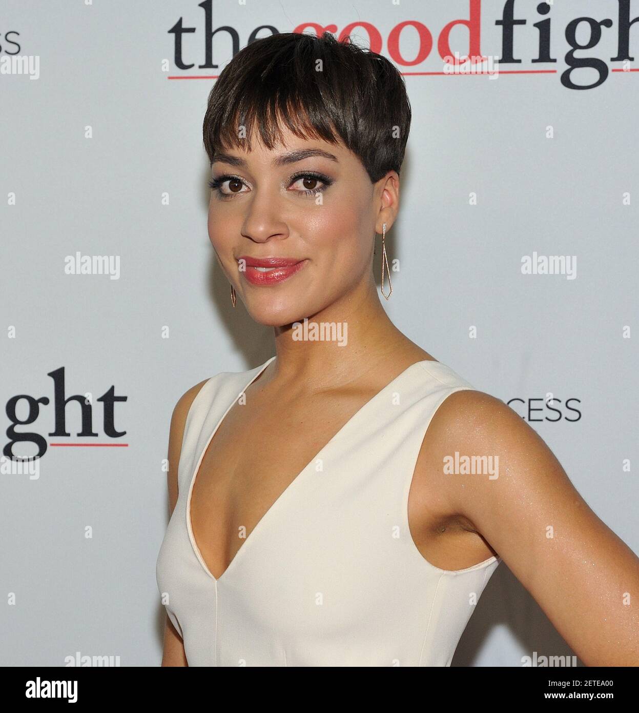 Actress Cush Jumbo attends the world premiere of "The Good Fight" (CBS ...