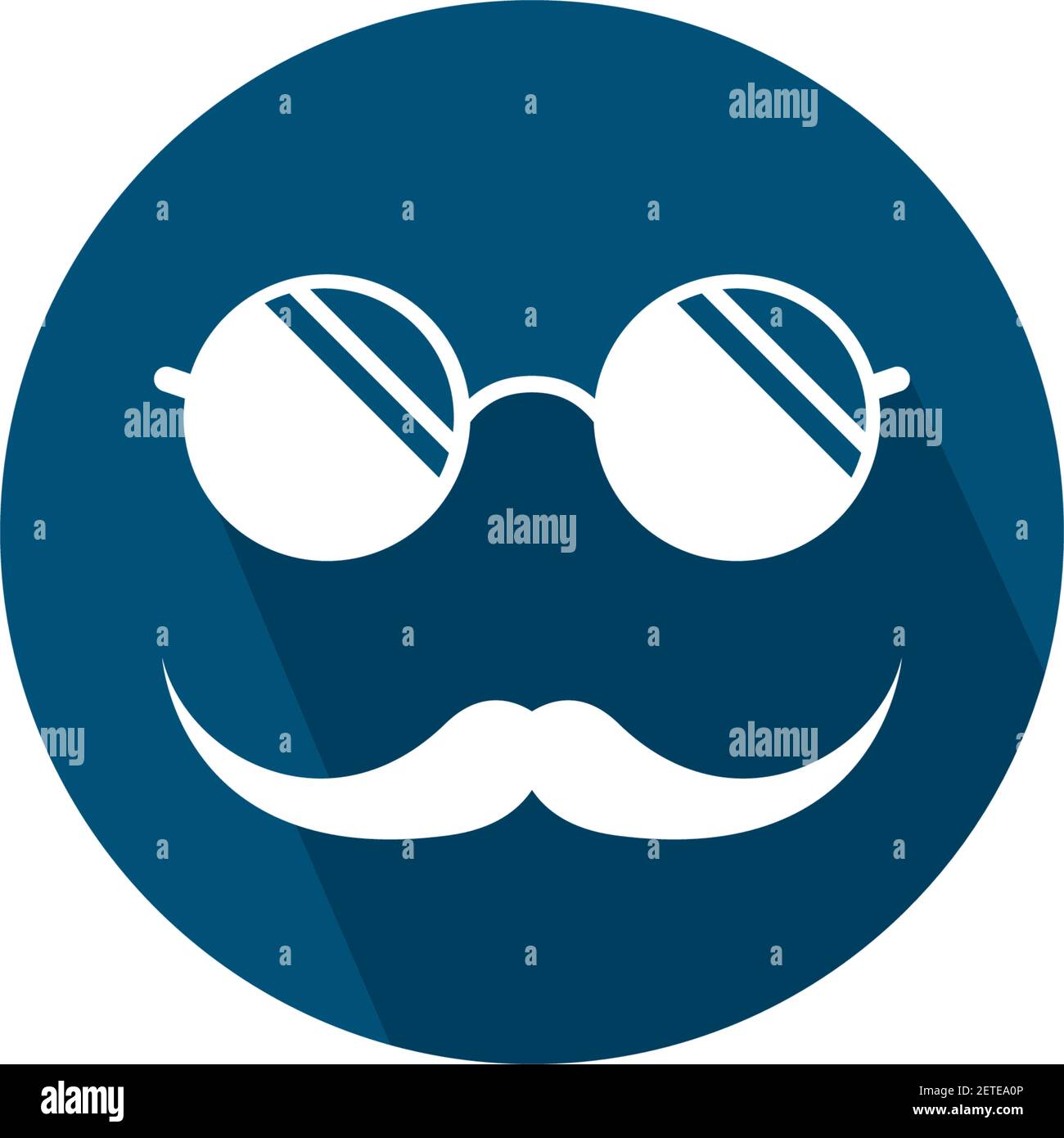 Mustache logo icon illustration Stock Vector Image & Art - Alamy