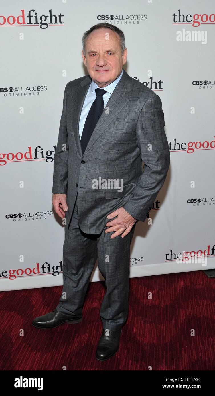 Actor Paul Guilfoyle attends the world premiere of "The Good Fight ...
