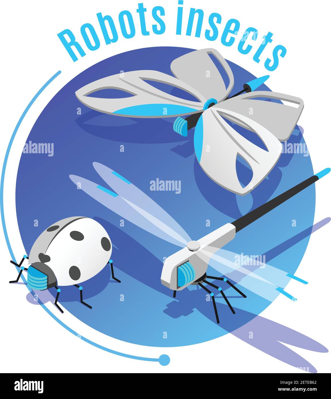 $Animals Robots Isometric Background Stock Vector Image & Art - Alamy
