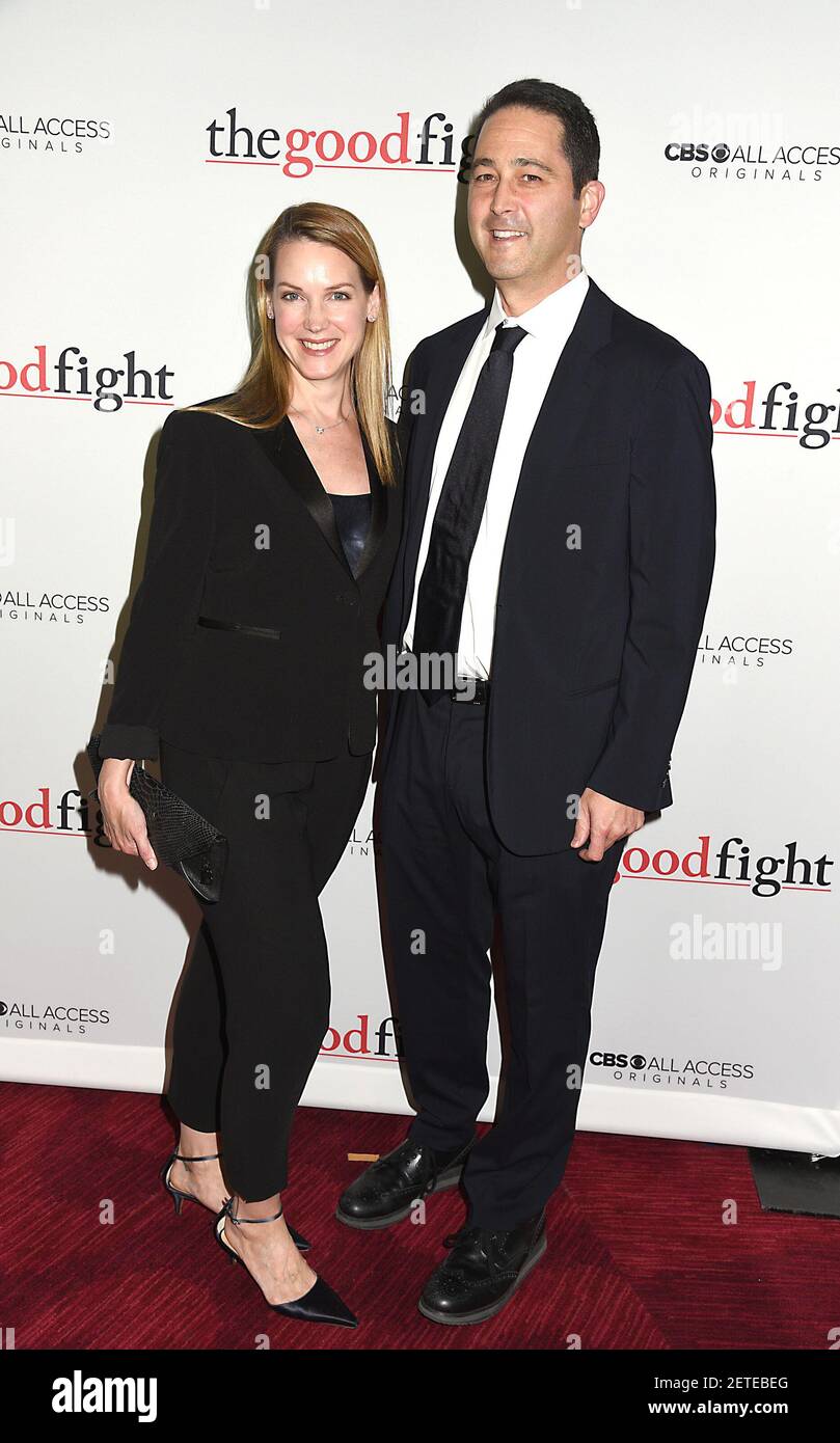 Francie Swift and husband Brad Blumenfeld attend the red carpet ...
