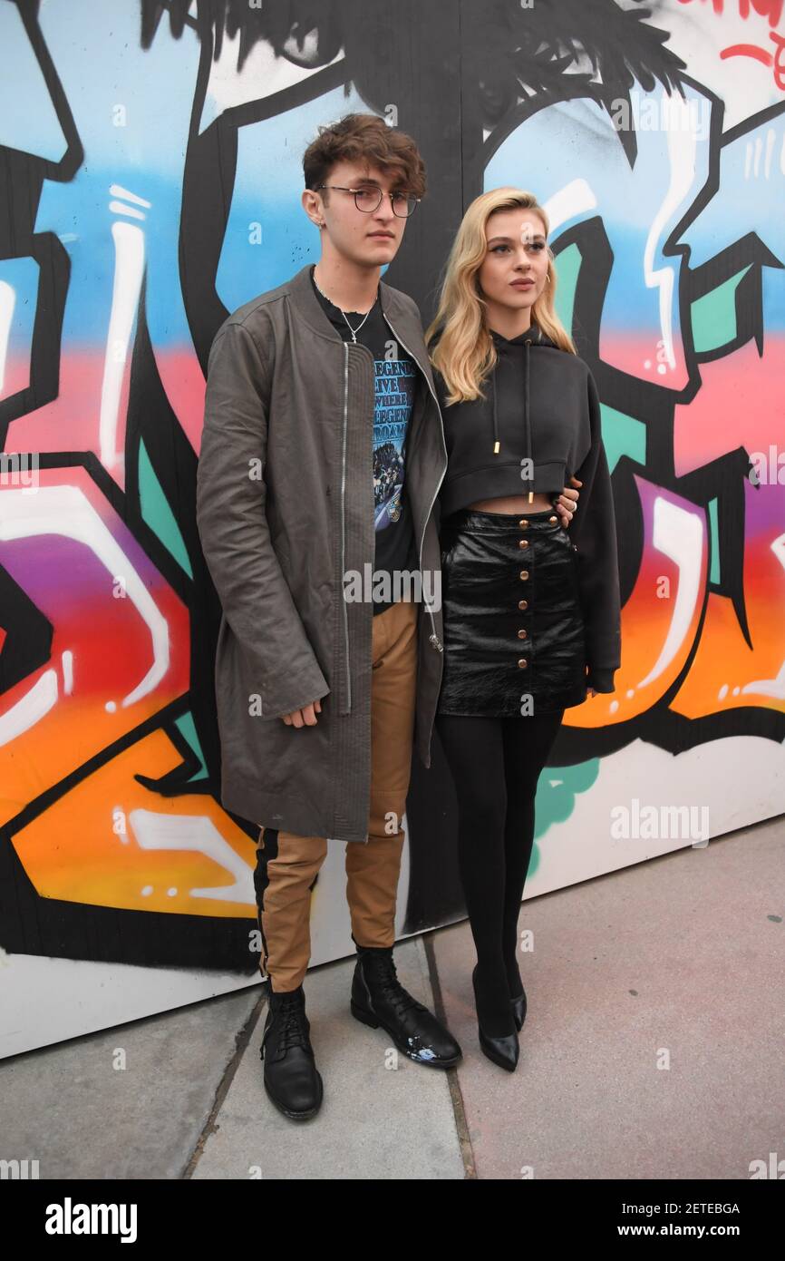 Anwar Hadid, Nicola Peltz during the Tommy Hilfiger Womens Spring 2017 ...