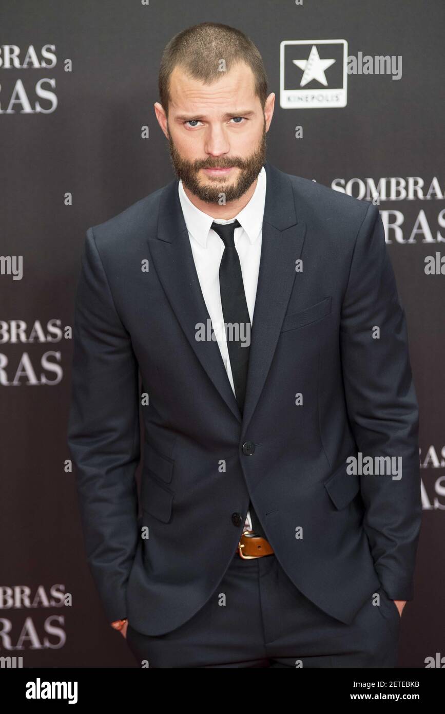 British actor Jamie Dornan attends to the premiere of the film "Fifty ...