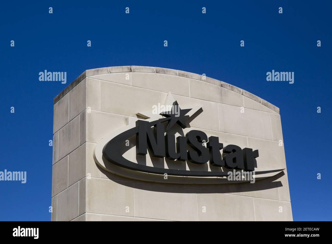 A logo sign outside of the headquarters of NuStar Energy L.P., in San ...