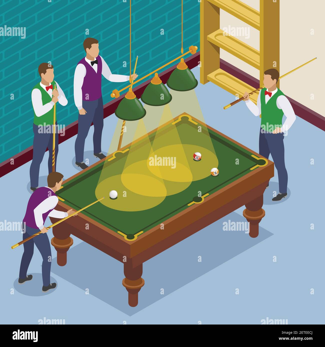 Players gaming Stock Vector Images - Alamy