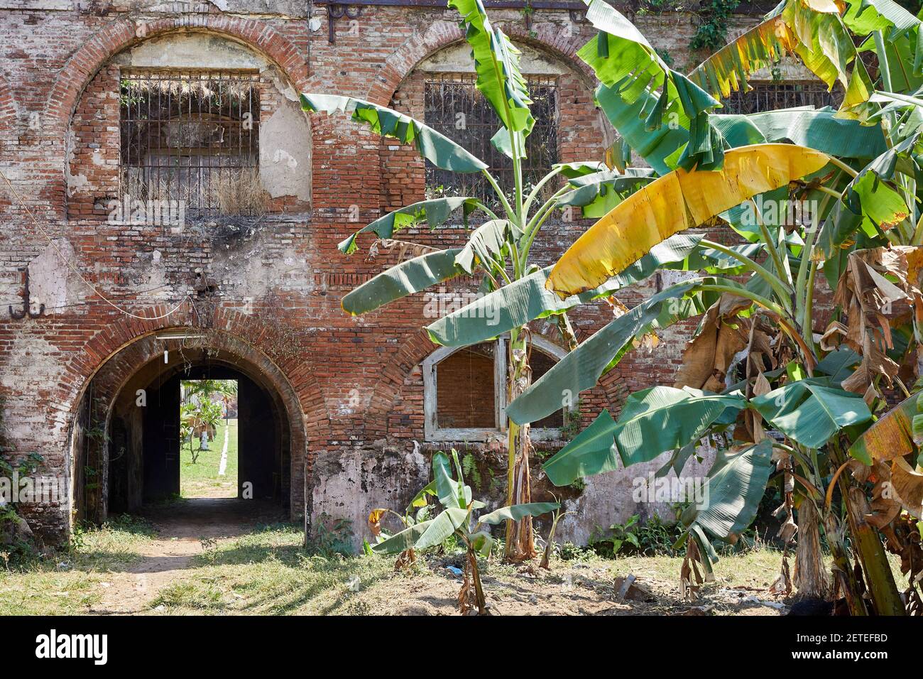 The ruins of Fort Willem, Ambawara, Central Java, Indonesia. Fort ...
