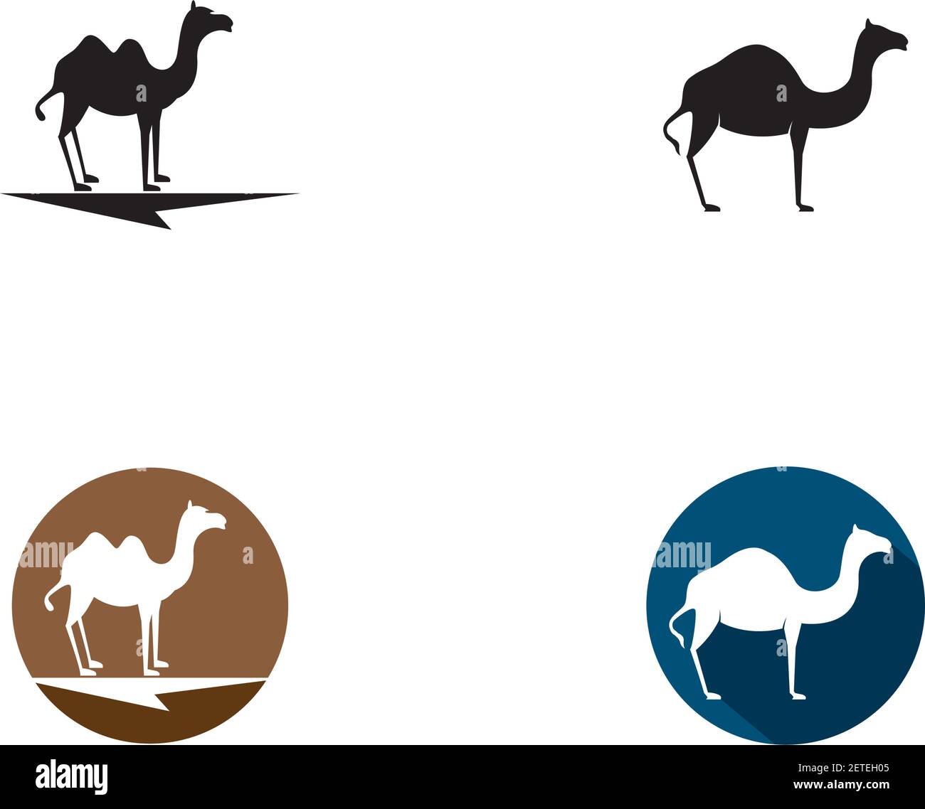 Camel logo template vector icon illustration design Stock Vector Image ...