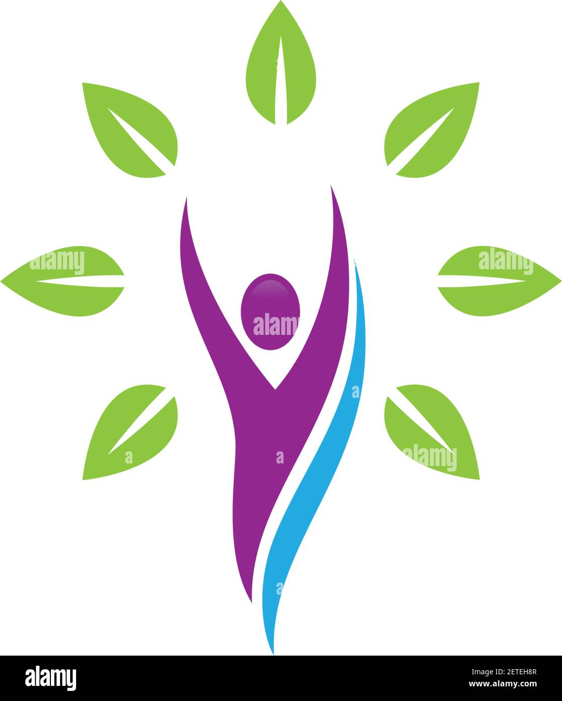 Nature life logo images illustration design Stock Vector Image & Art ...