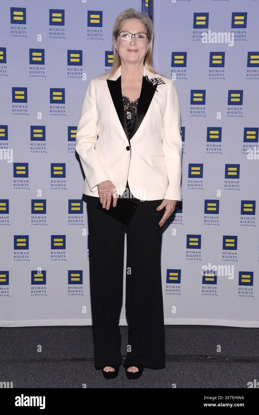 Actress Meryl Streep attends the 2017 Human Rights Campaign Greater New ...
