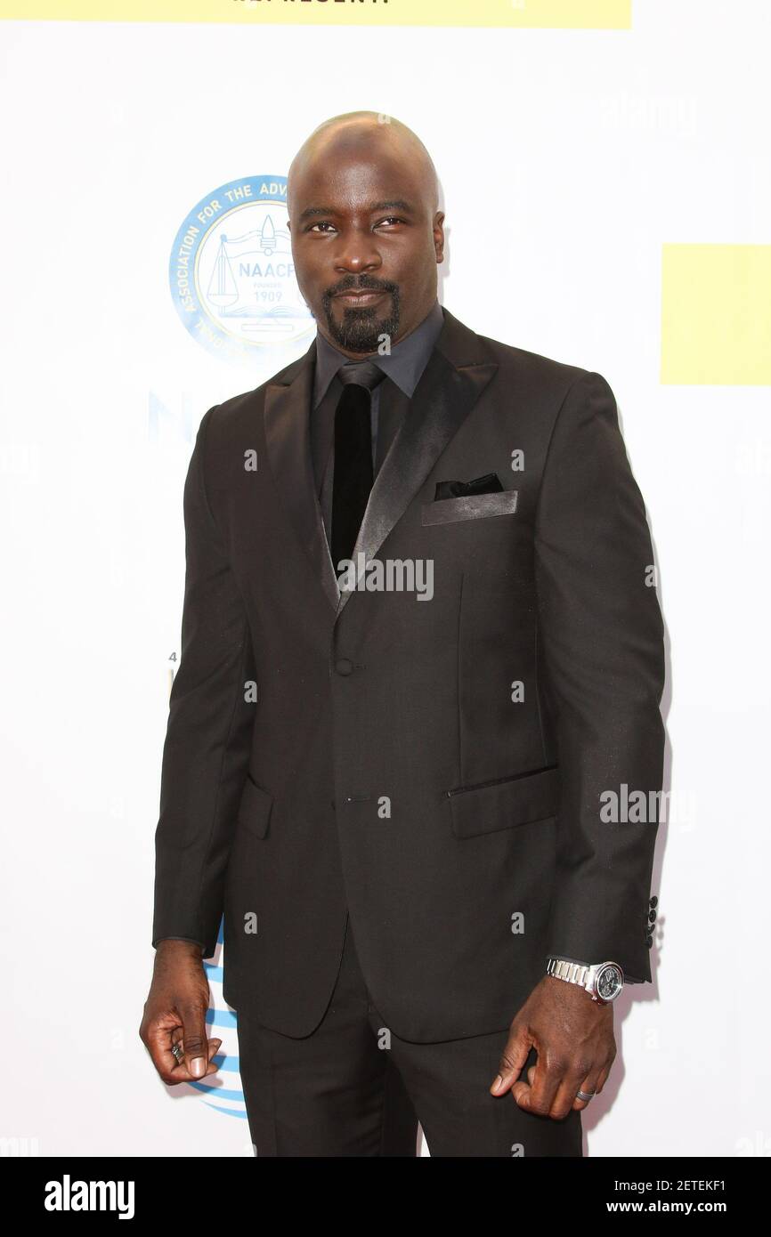 Mike Colter at the 48th NAACP Image Awards held at the Pasadena Civic ...