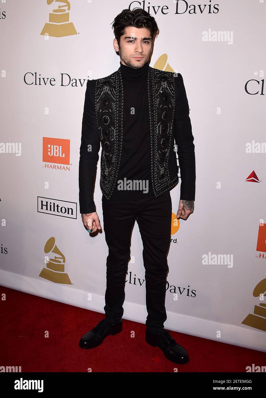 BEVERLY HILLS - FEBRUARY 11: Zayn Malik at the 2017 Clive Davis Pre ...