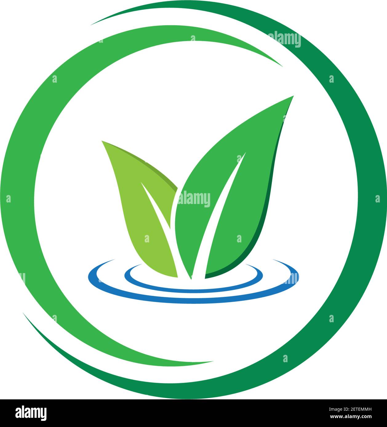 Leaf logo images illustration design Stock Vector Image & Art - Alamy