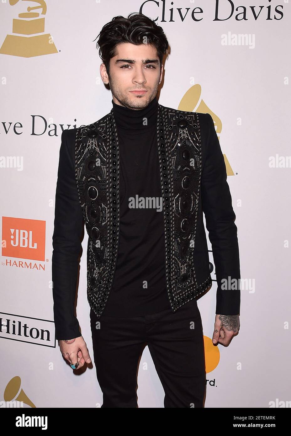 BEVERLY HILLS - FEBRUARY 11: Zayn Malik at the 2017 Clive Davis Pre ...