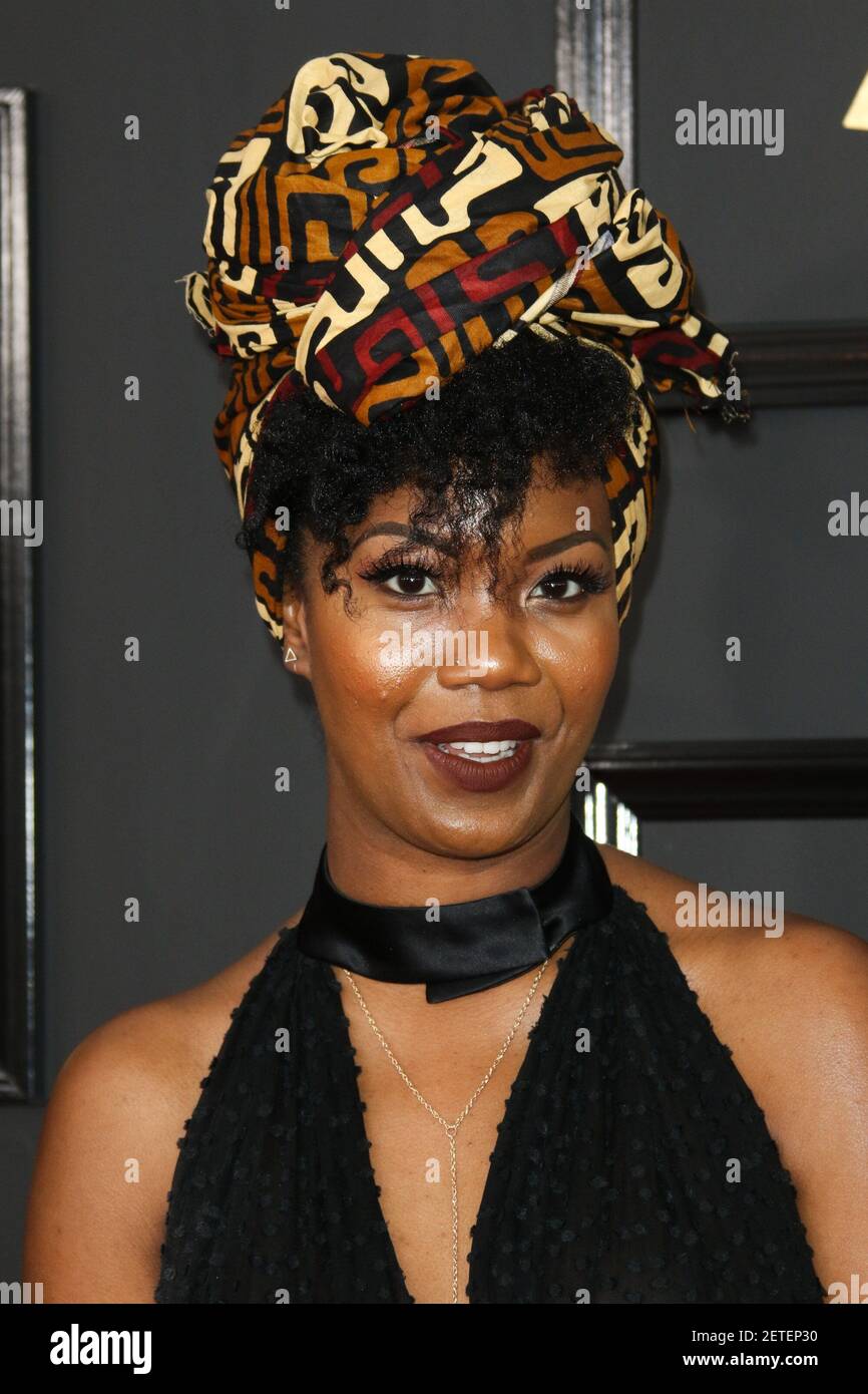 Jaime Woods at the 59th Annual Grammy Awards held at Staples Center in ...