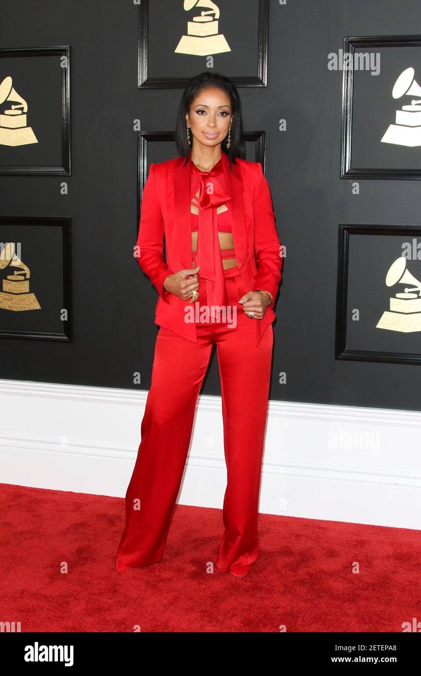Mya at the 59th Annual Grammy Awards held at Staples Center in Los ...