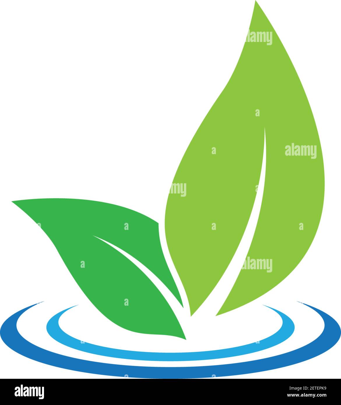 Leaf logo images illustration design Stock Vector Image & Art - Alamy