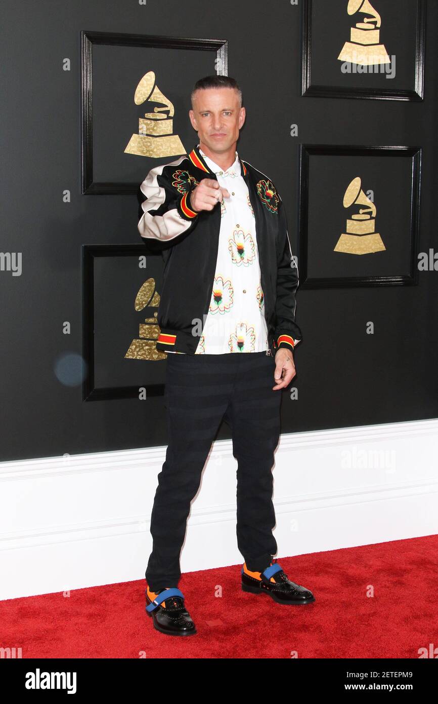 David Powter at the 59th Annual Grammy Awards held at Staples Center in ...