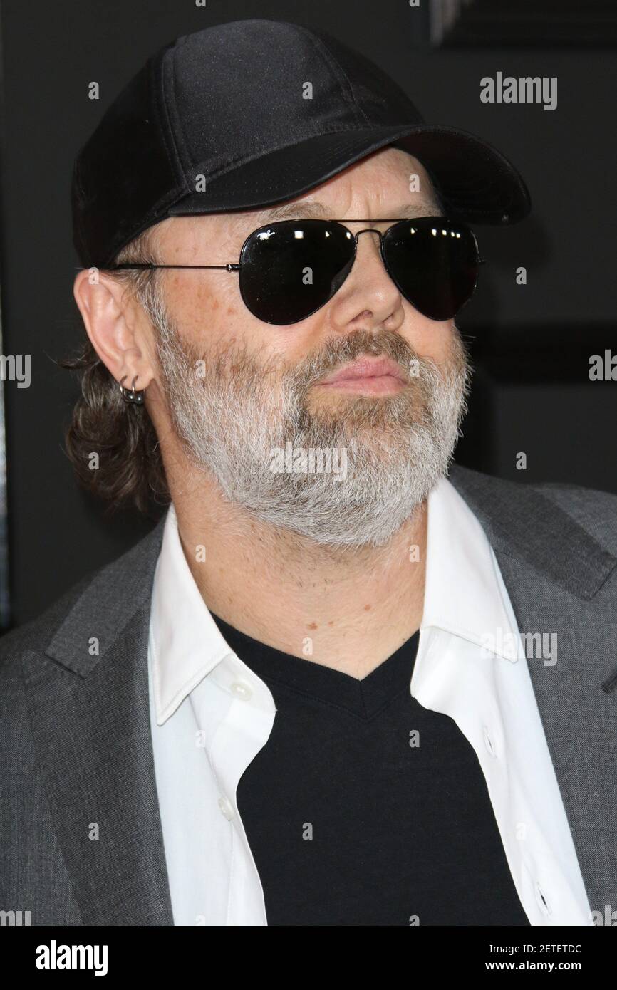 Lars Urlich at the 59th Annual Grammy Awards held at Staples Center in ...