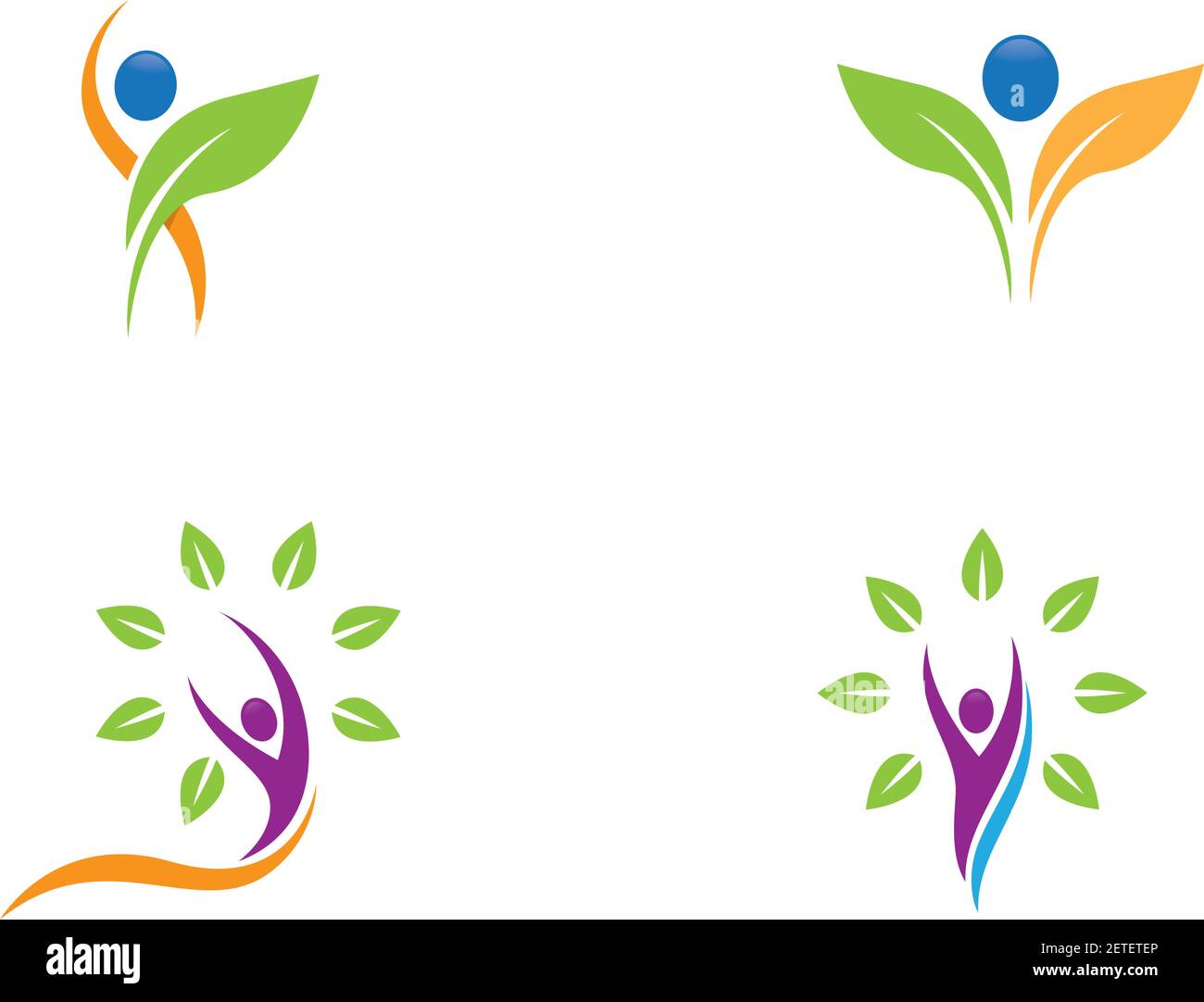 Nature life logo images illustration design Stock Vector Image & Art ...