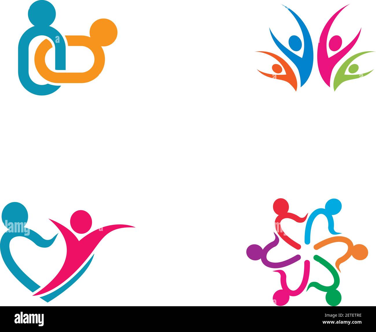 Community care logo images design illustration Stock Vector Image & Art ...