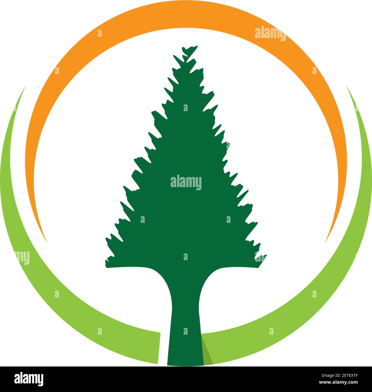 Pine symbol illustration design Stock Vector Image & Art - Alamy