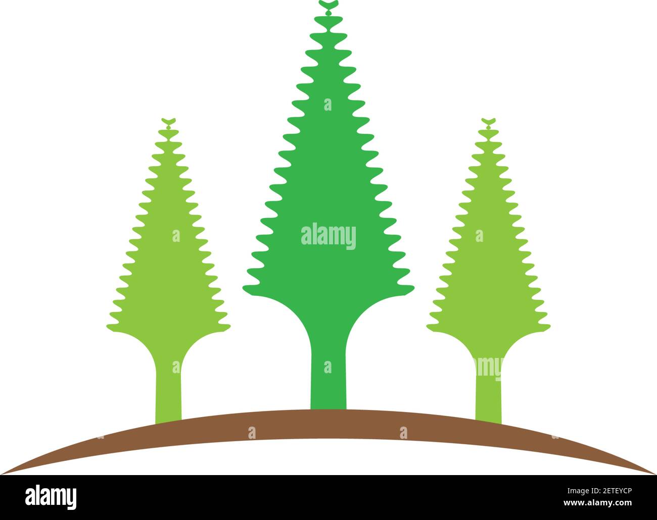 Pine symbol illustration design Stock Vector Image & Art - Alamy