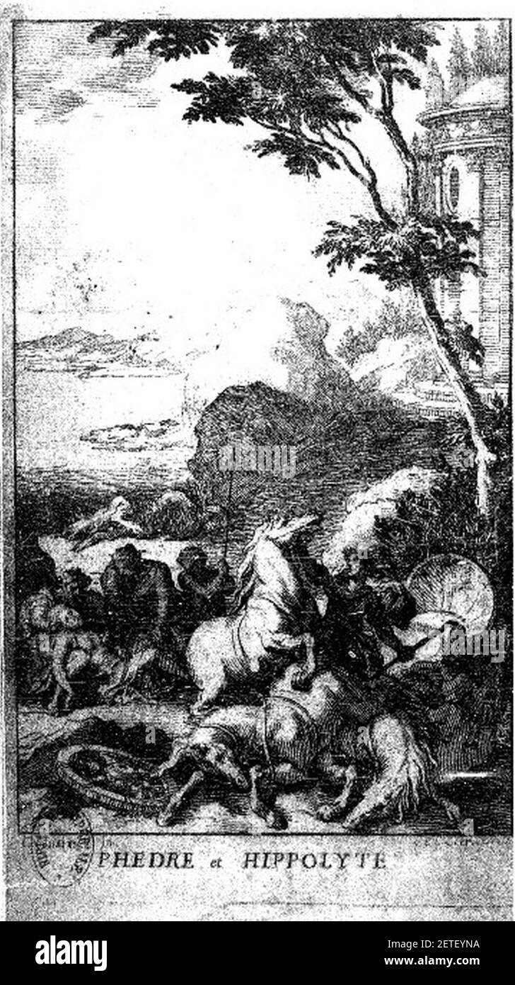 Phedre hippolyte 1678 title page Stock Photo - Alamy
