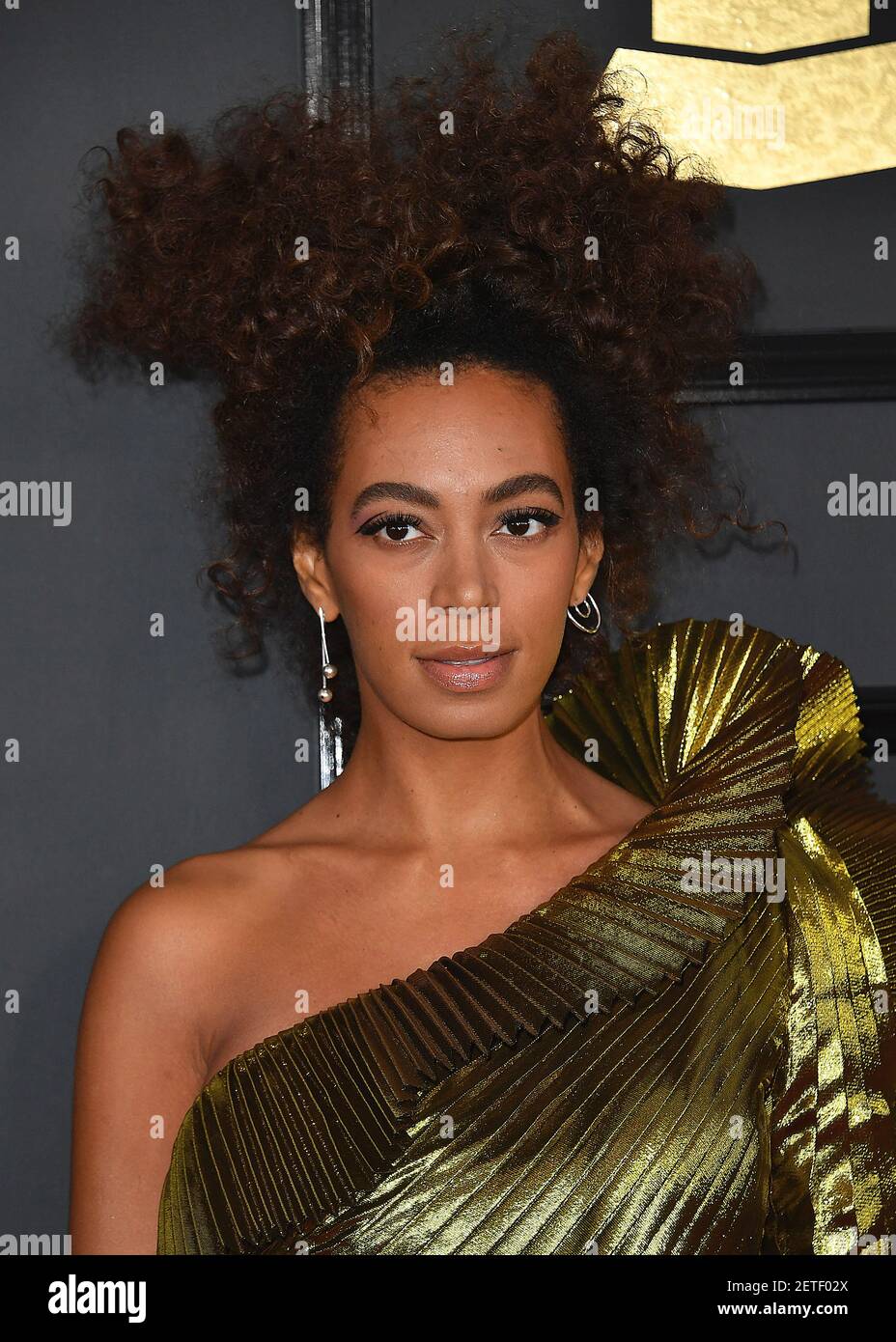 LOS ANGELES - FEBRUARY 12: Solange Knowles at the 59th Annual Grammy ...
