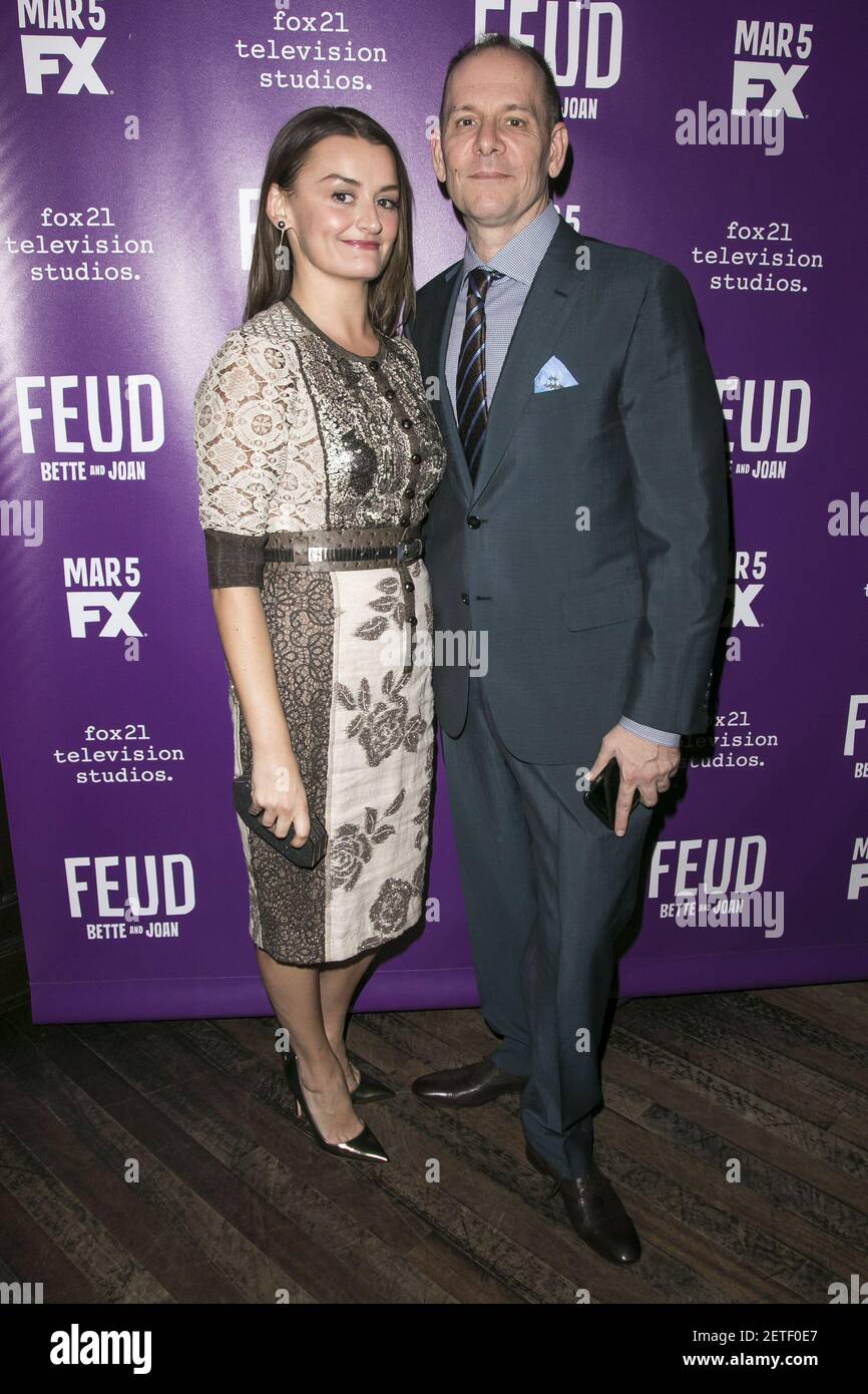 NEW YORK CITY - FEBRUARY 13: Alison Wright and Tim Minear attends a VIP ...