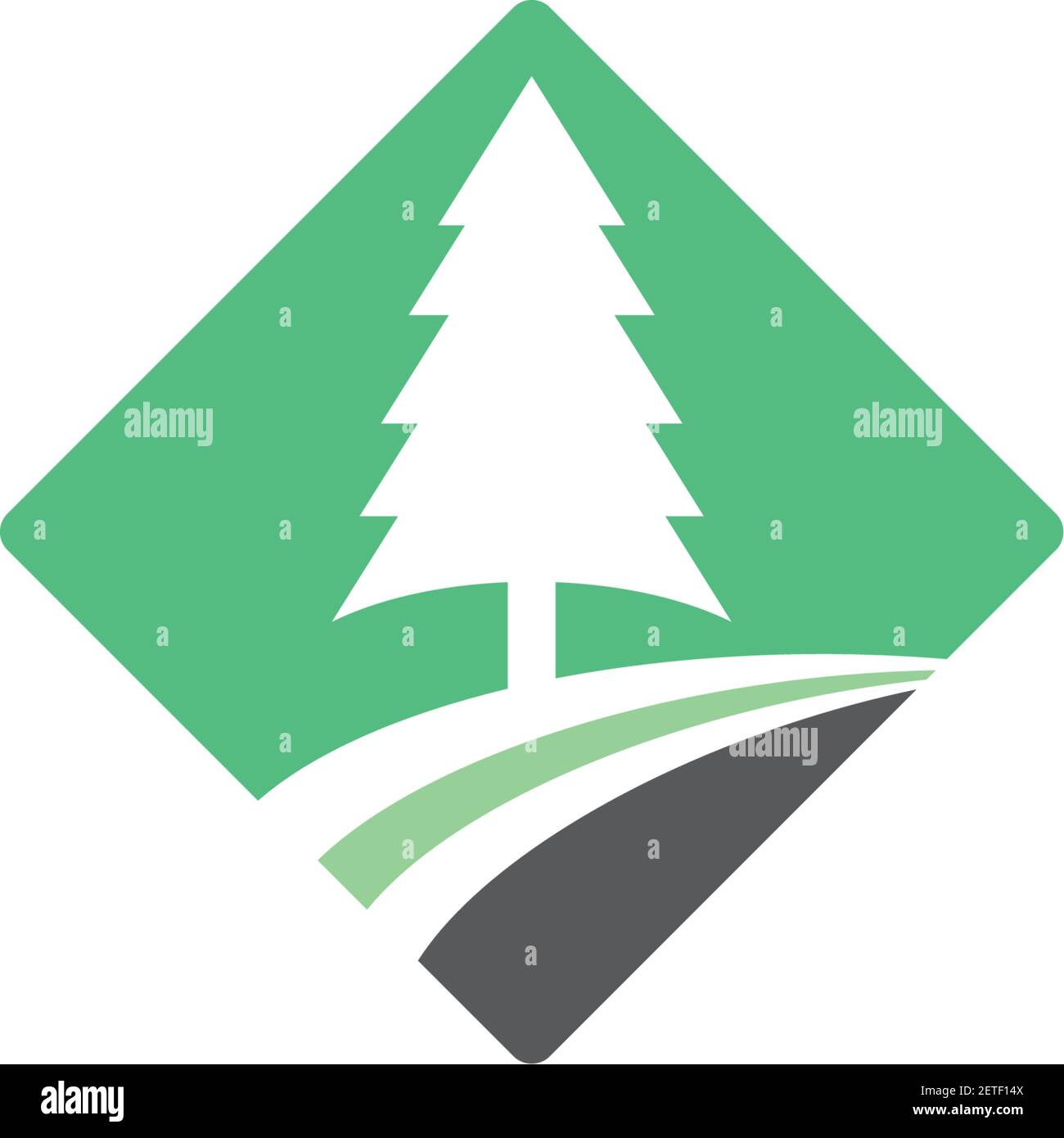 Pine symbol illustration design Stock Vector Image & Art - Alamy