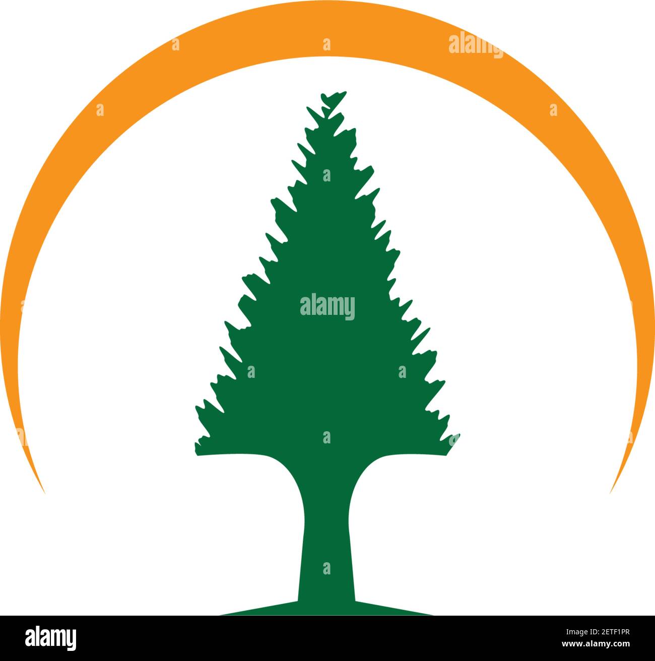 Pine symbol illustration design Stock Vector Image & Art - Alamy