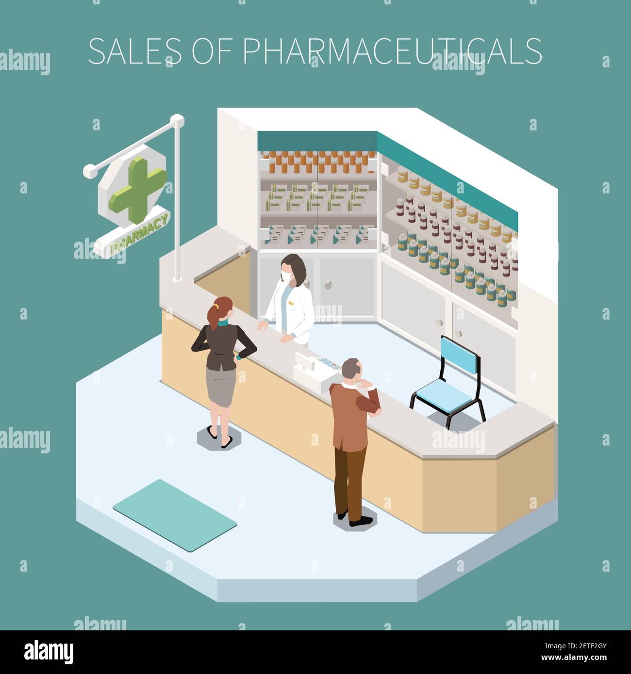 Pharmaceuticals production Stock Vector Images - Alamy