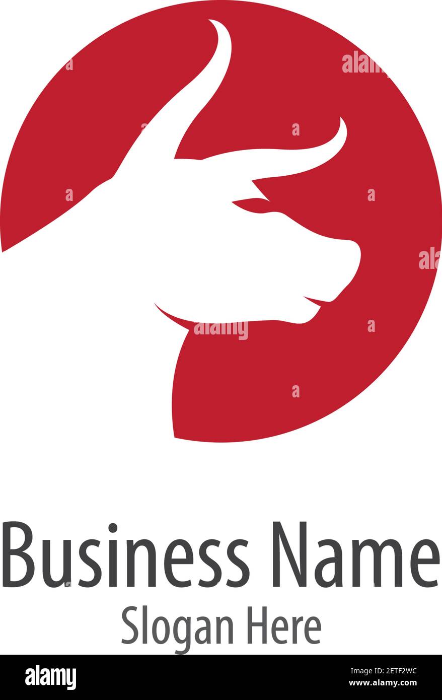 Bull head images illustration design Stock Vector Image & Art - Alamy