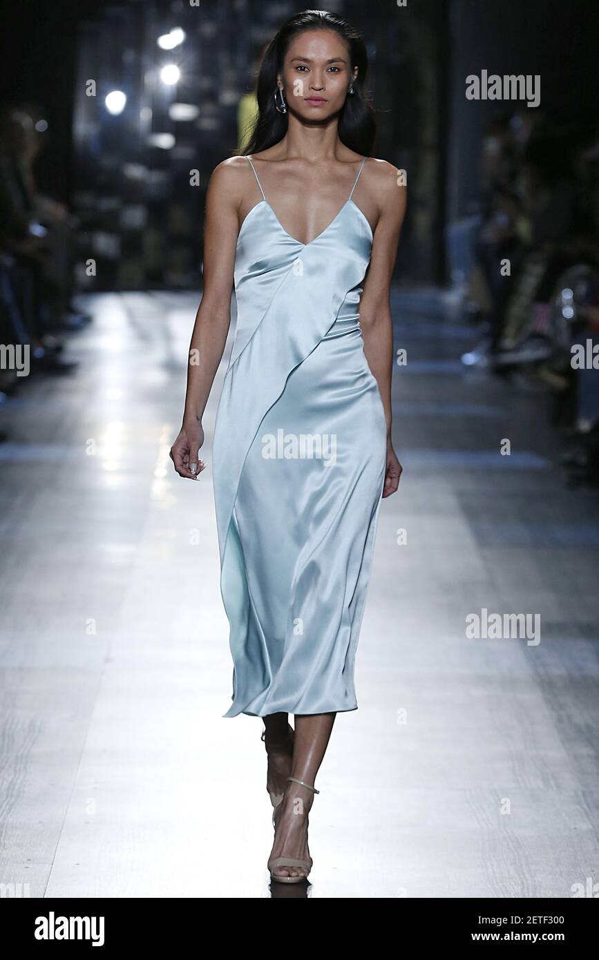 Model Sharina Gutierrez walks on the runway during the Cushnie et Ochs ...