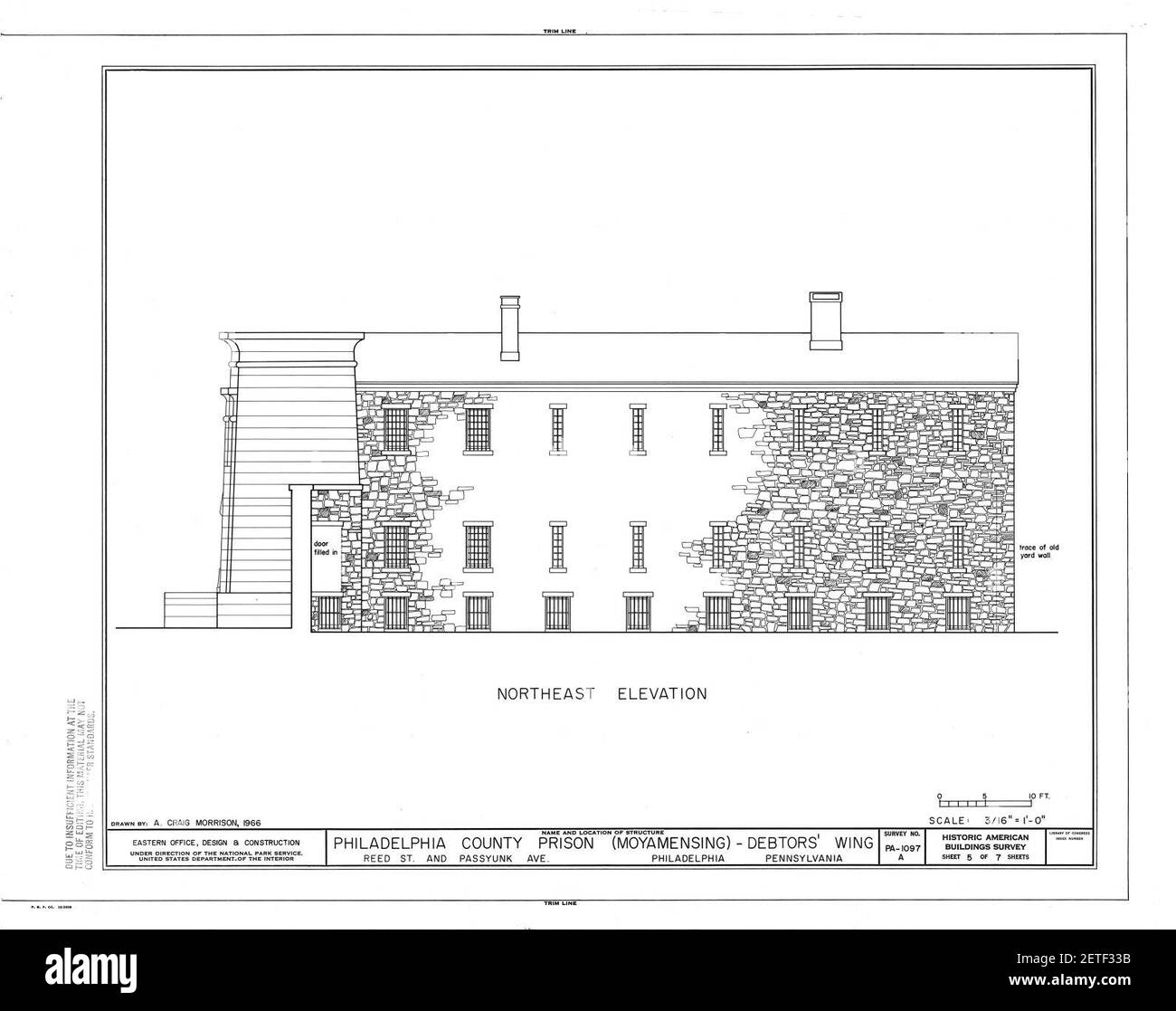 Philadelphia County Prison (Moyamensing Prison) Philadelphia PA (AD5 ...