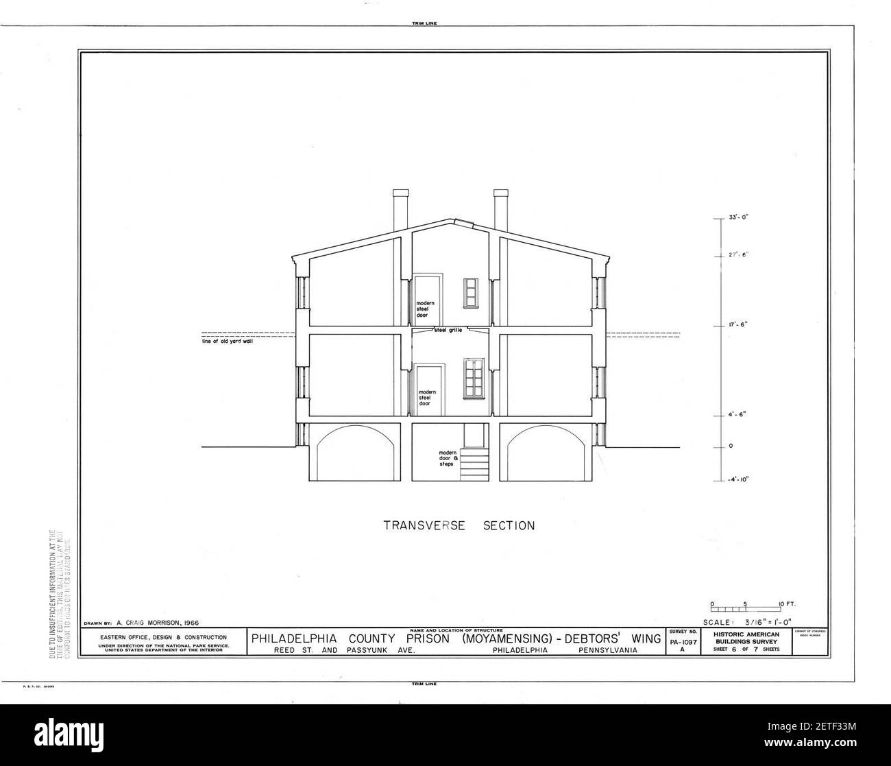 Philadelphia County Prison (Moyamensing Prison) Philadelphia PA (AD6 ...