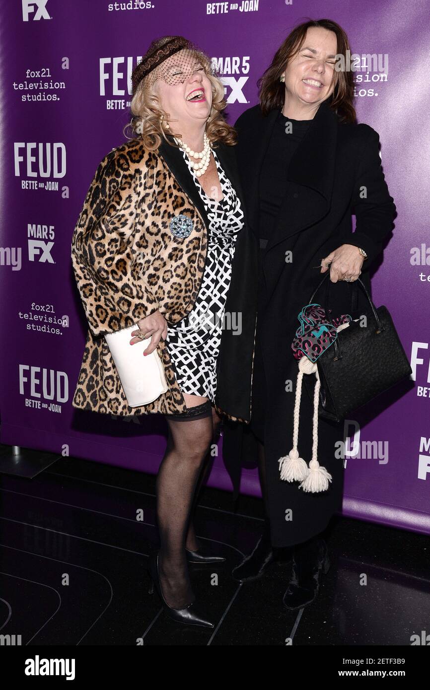 NEW YORK CITY - FEBRUARY 14: (L-R) Elizabeth Smyth and Patty Smyth ...