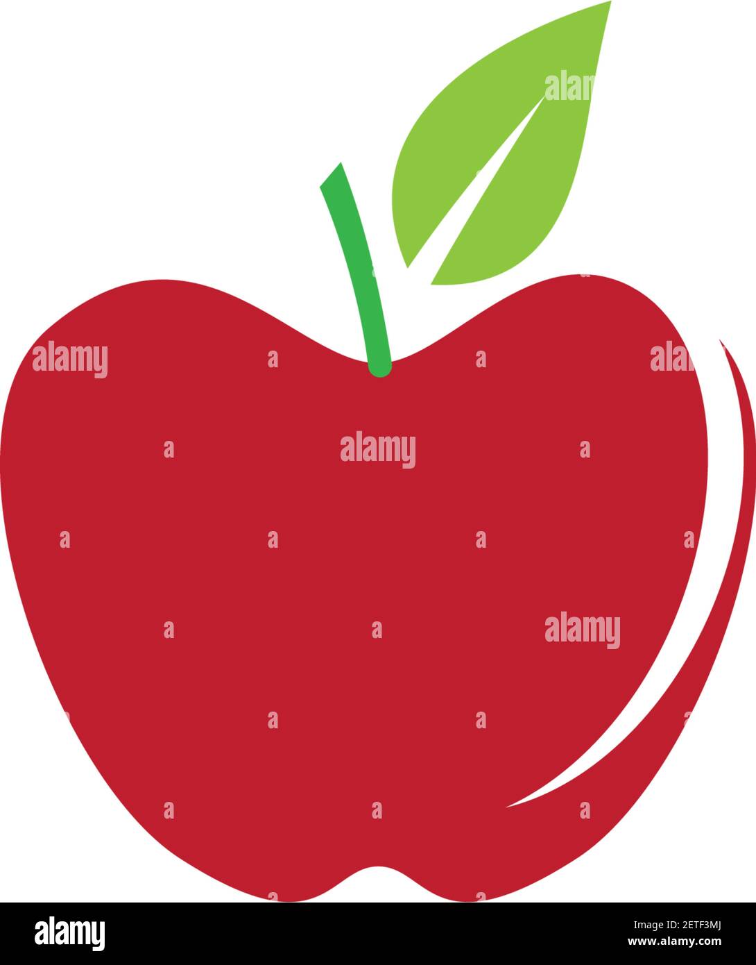 Apple logo template vector icon illustration design Stock Vector Image ...